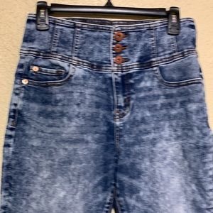 NOBO | Jeans | Nobo Jeans 3 Jr Acid Wash Blue Cropped Skinny Cotton ...